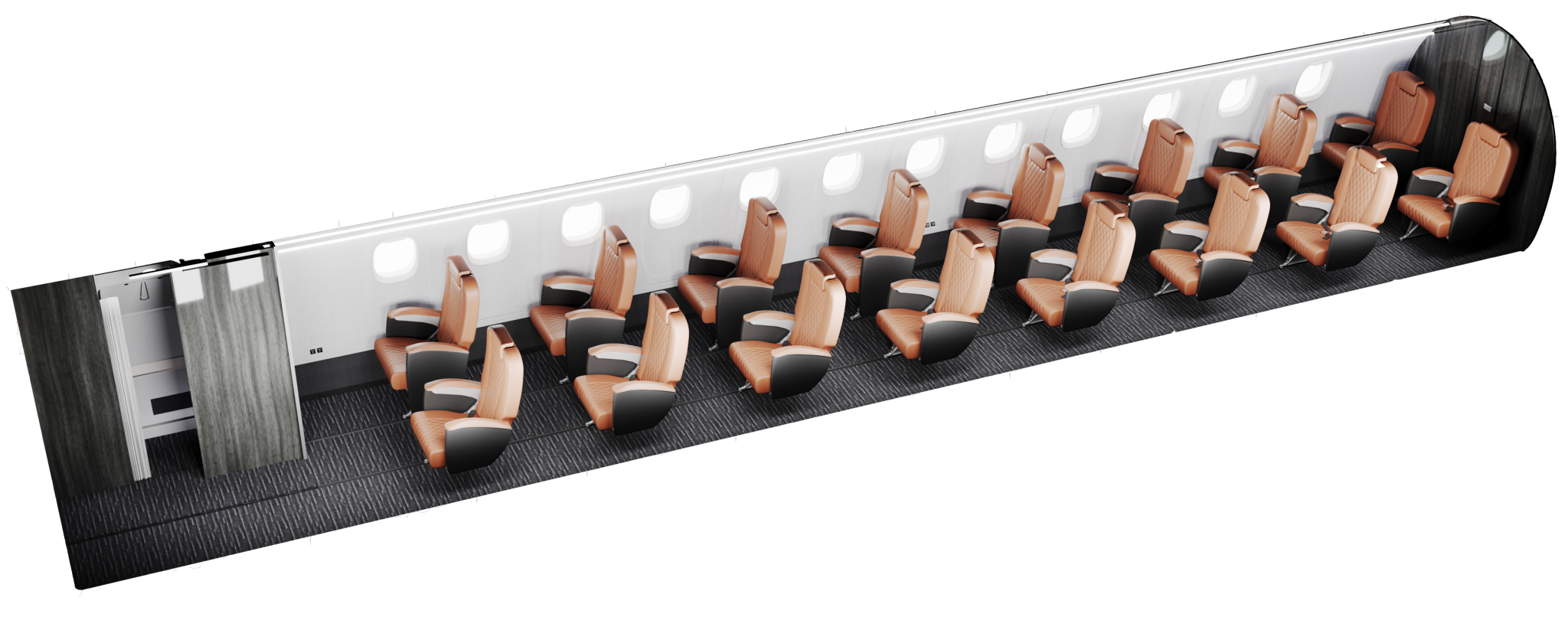 ERJ 135, 140 & 145 Semi-Private Seat Layouts - C&L Aero