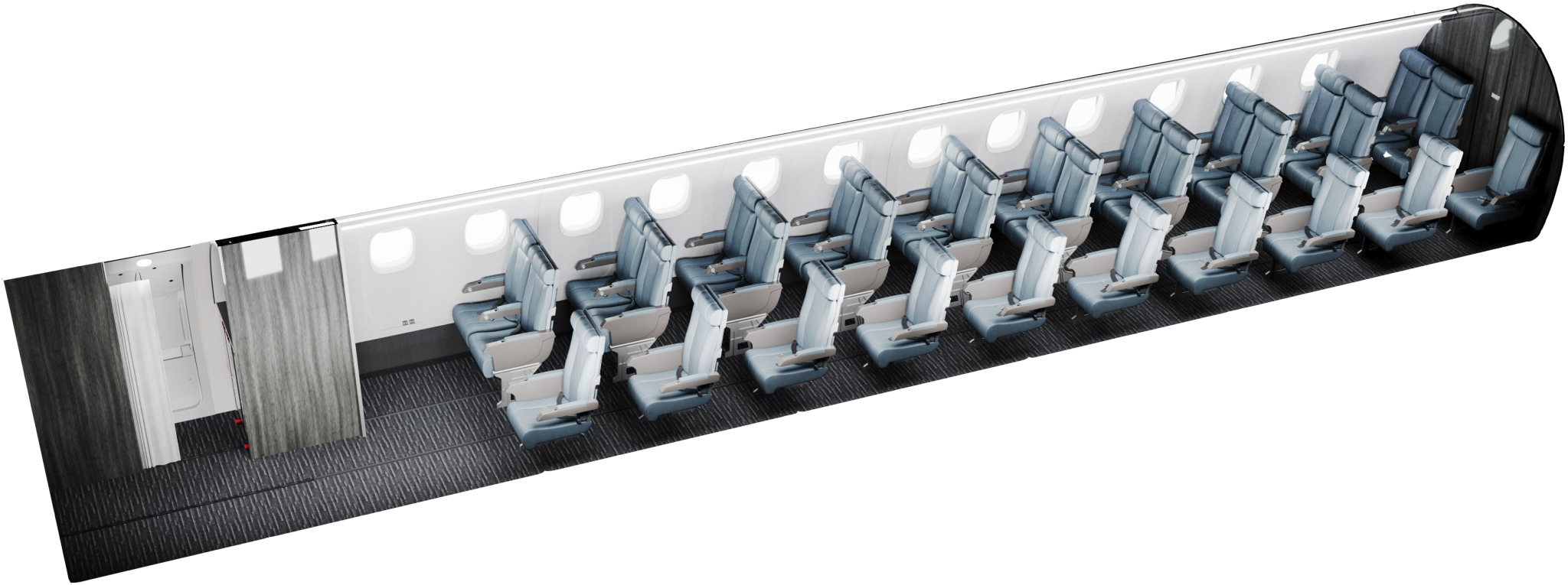 ERJ 135, 140 & 145 Semi-Private Seat Layouts - C&L Aero