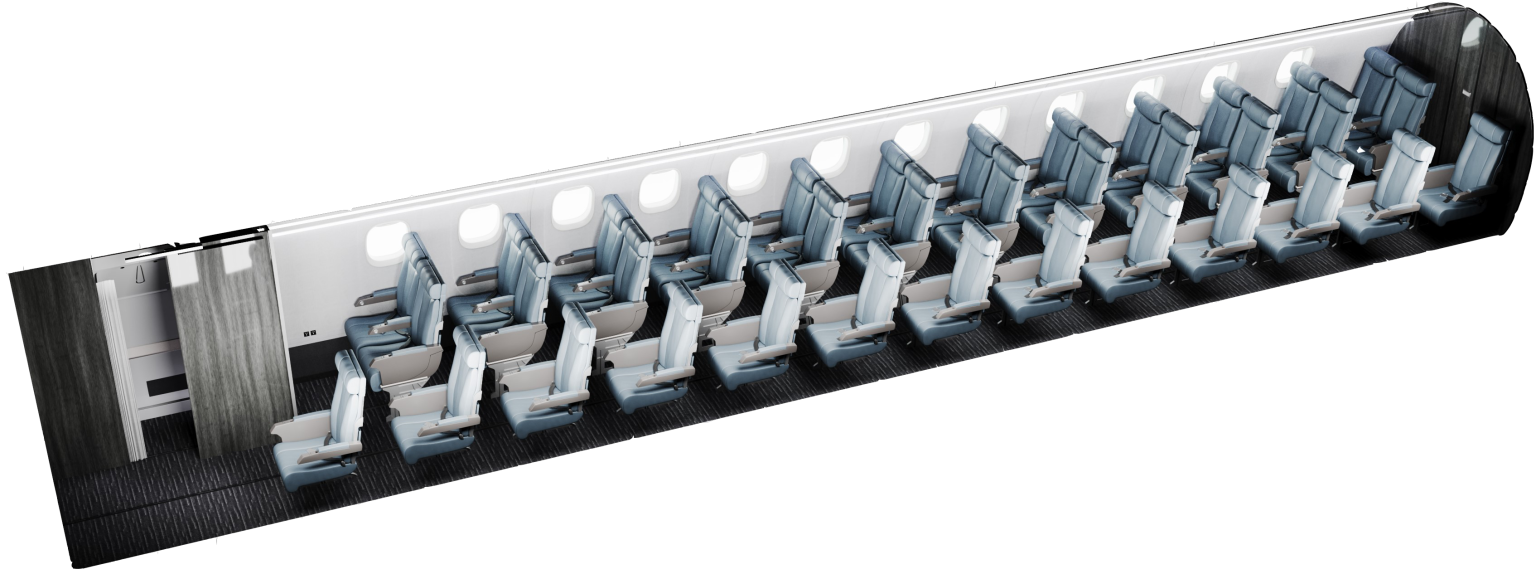 ERJ 135, 140 & 145 Semi-Private Seat Layouts - C&L Aero