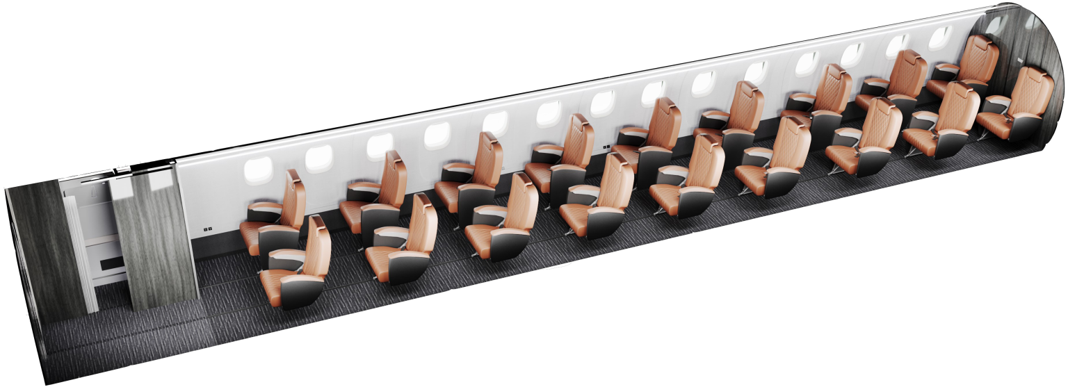 ERJ 135, 140 & 145 Semi-Private Seat Layouts - C&L Aero