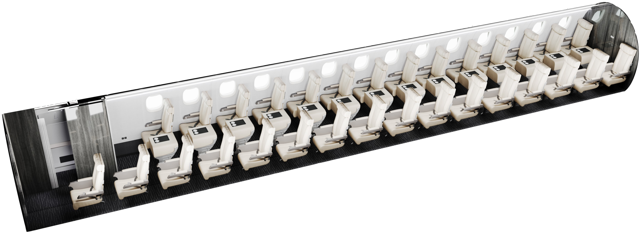 ERJ 135, 140 & 145 Semi-Private Seat Layouts - C&L Aero