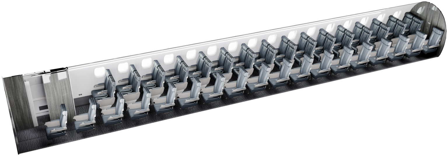 ERJ 135, 140 & 145 Semi-Private Seat Layouts - C&L Aero
